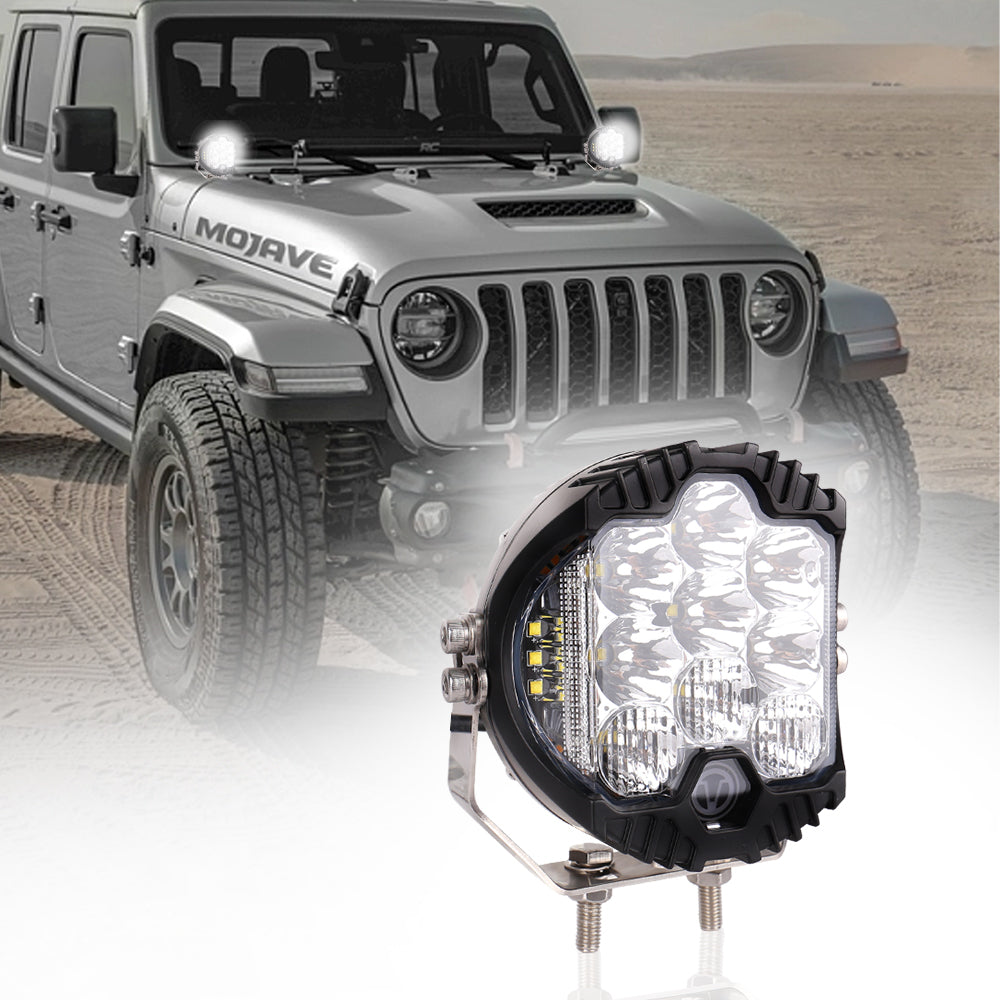5 Inch Off Road LED Driving Light Clear Lens 1PC – Tavaray